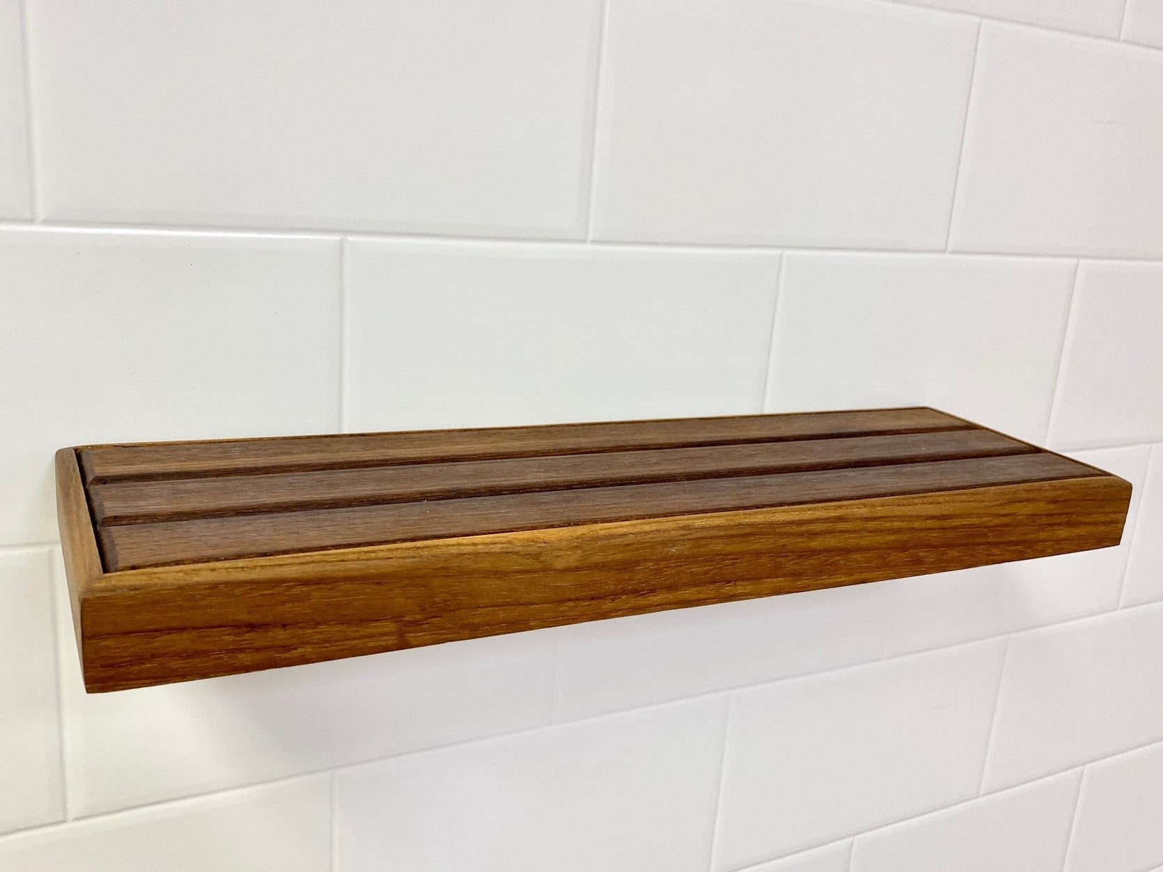 Teak Wood Floating Shelf | 18" Floating Shelf | Teakworks4u